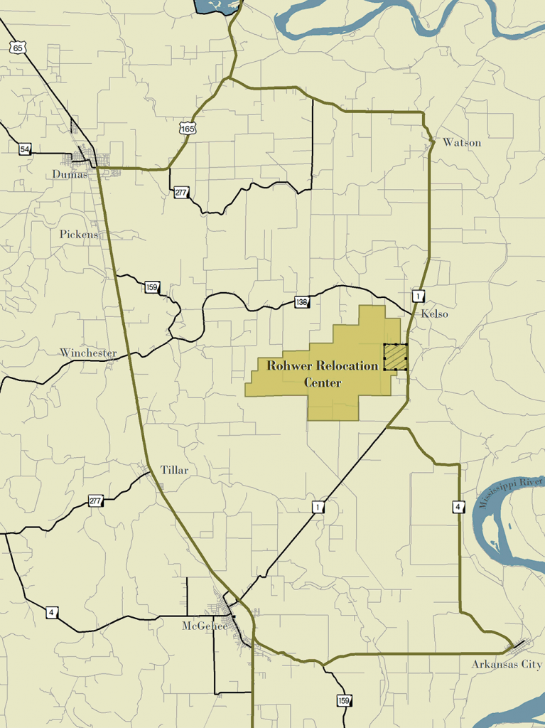 regional-map | Rohwer Heritage Site